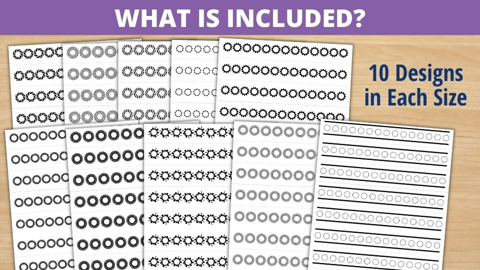 Dot Sticker Activity Strips – Early Learning Ideas