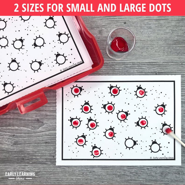 Dot Sticker Activity Task Cards – Early Learning Ideas