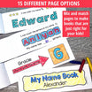 Editable Name Books – Early Learning Ideas