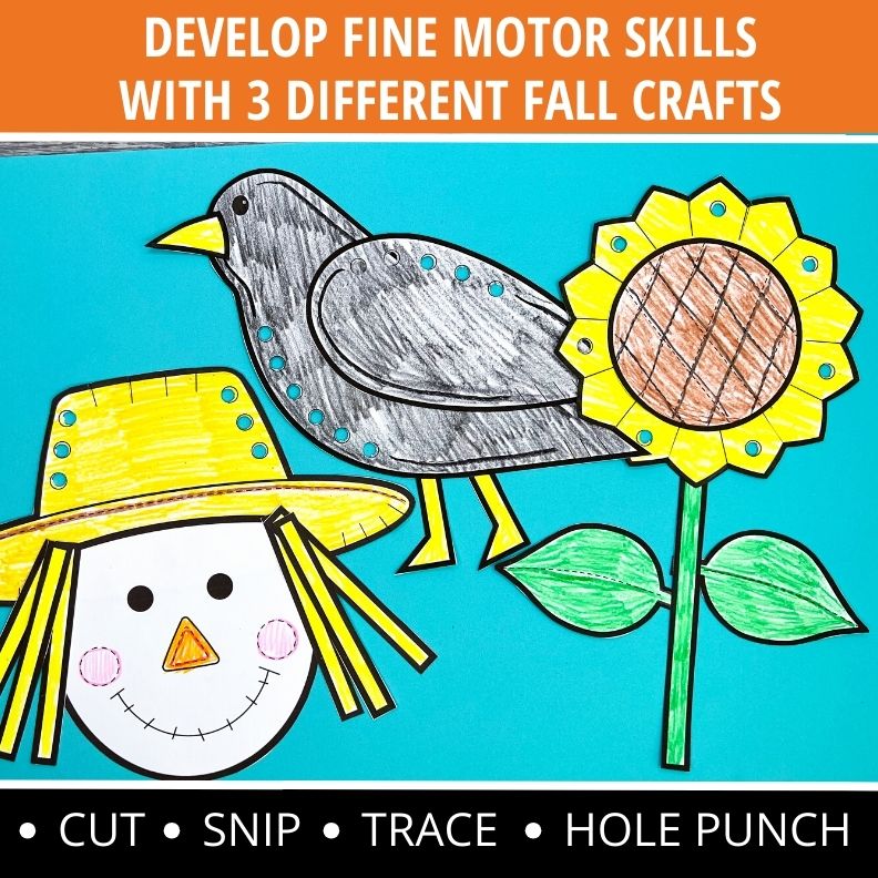 Fall Fine Motor Crafts – Early Learning Ideas