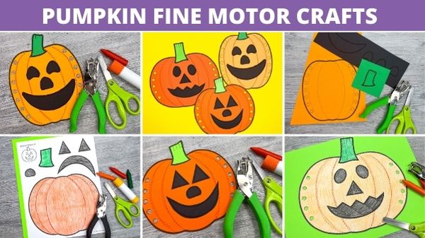 Fall Fine Motor Crafts BUNDLE – Early Learning Ideas