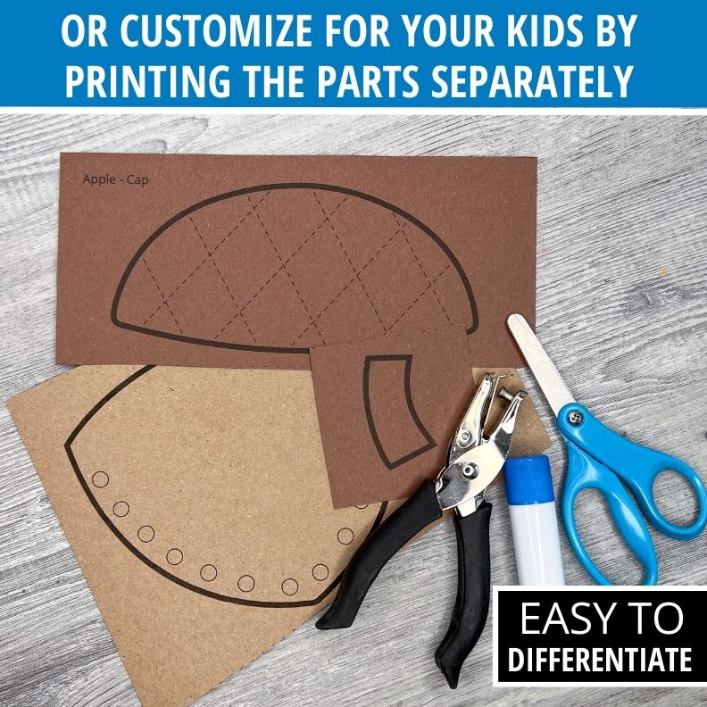 Fall Tree Fine Motor Crafts – Early Learning Ideas