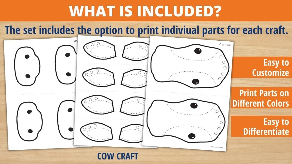 Farm Animal Crafts and Fine Motor Activities – Early Learning Ideas