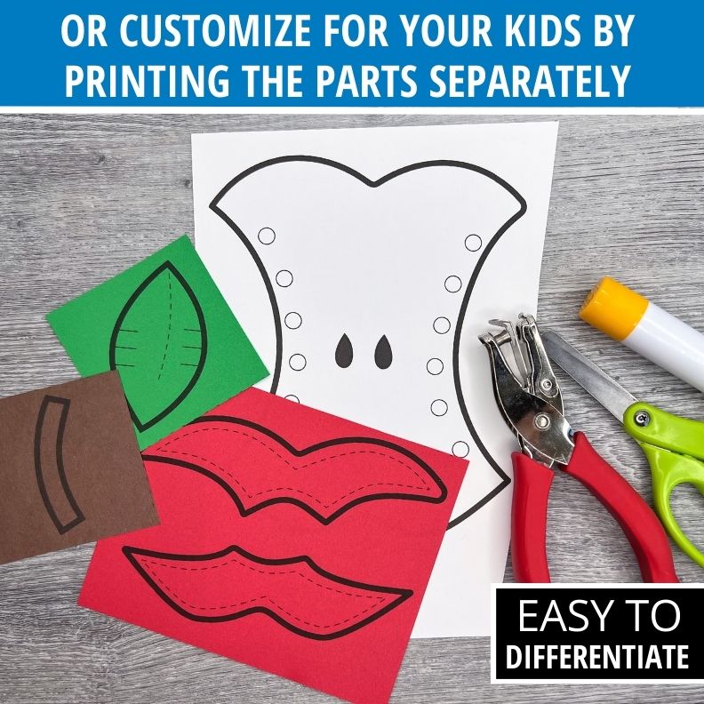 Apple Theme Crafts & Fine Motor Activities – Early Learning Ideas