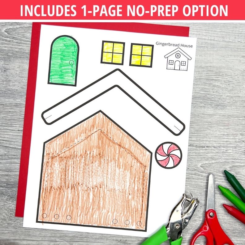 Gingerbread Fine Motor Crafts – Early Learning Ideas