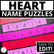 Editable Name Practice Puzzles - Heart Puzzles – Early Learning Ideas