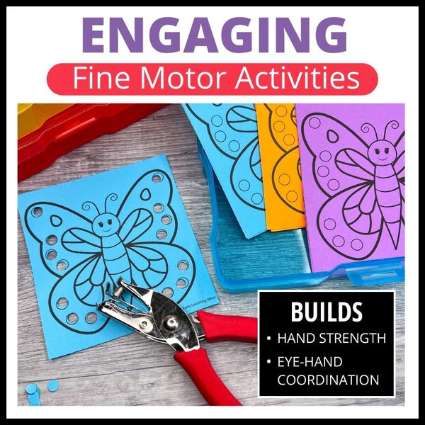 Fine Motor Activities - Hole Punch Activities – Early Learning Ideas