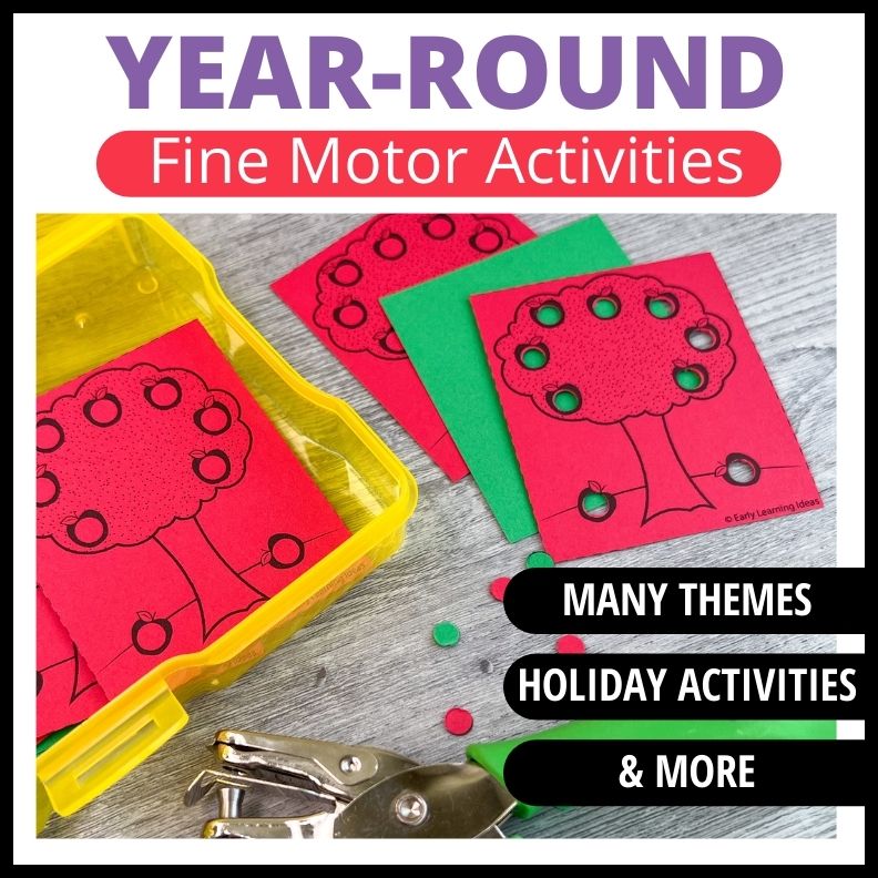 Fine Motor Activities - Hole Punch Activities – Early Learning Ideas