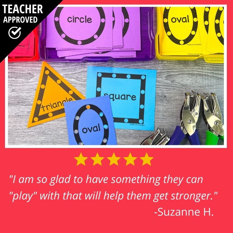 Fine Motor Activities - Hole Punch Activities – Early Learning Ideas