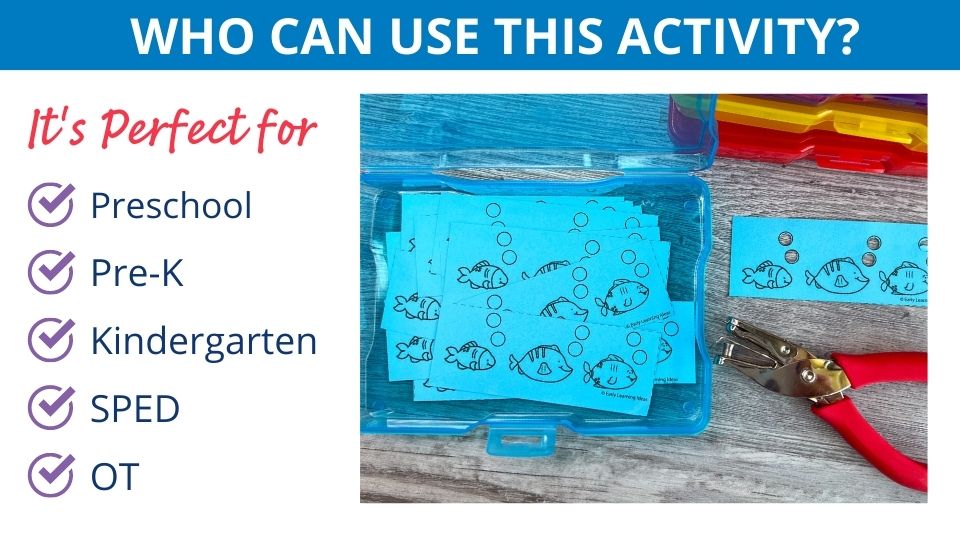 Fine Motor Activities - Hole Punch Activities – Early Learning Ideas