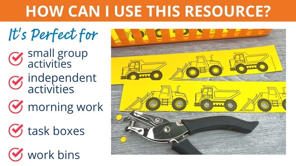 Fine Motor Activities - Hole Punch Activities – Early Learning Ideas