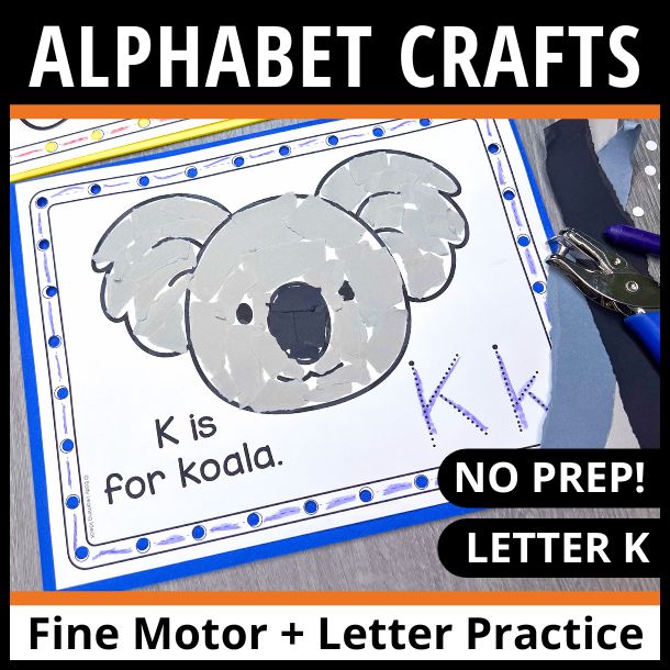 Letter K Craft Activity – Early Learning Ideas