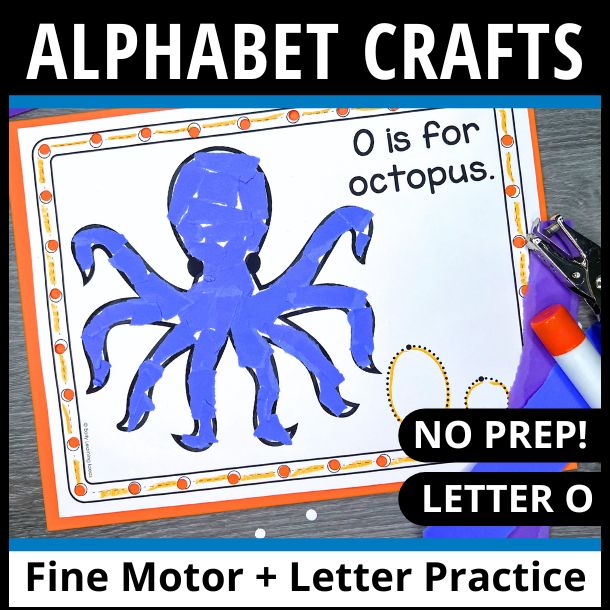 Letter O Craft Activity – Early Learning Ideas