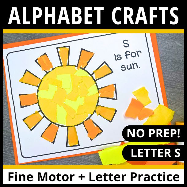 Letter S Craft Activities – Early Learning Ideas