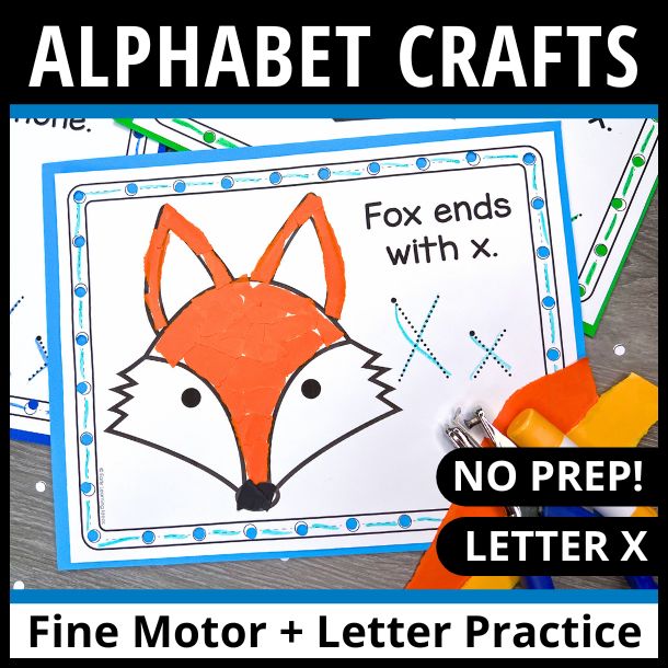Letter X craft Activities – Early Learning Ideas