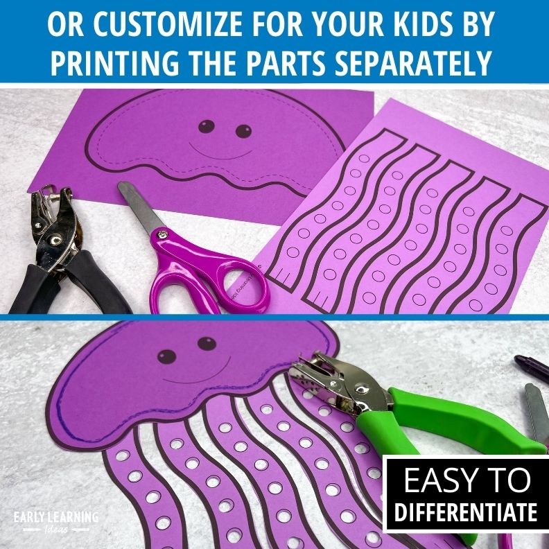 Ocean Animal Crafts & Fine Motor Activities – Early Learning Ideas