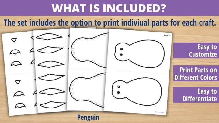 Penguin and Polar Bear Craft – Early Learning Ideas