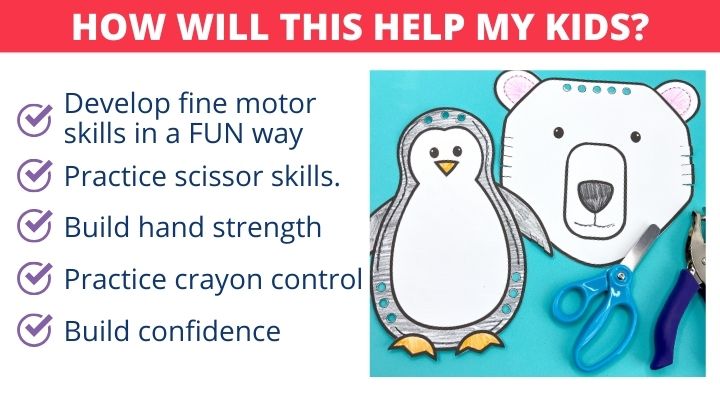 Penguin and Polar Bear Craft – Early Learning Ideas