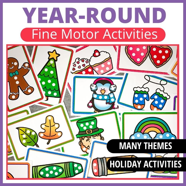 Fine Motor Activities - Bead Placement Mats for the Whole Year – Early ...