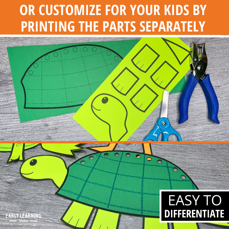 Pond Animals Fine Motor Craft Activities – Early Learning Ideas