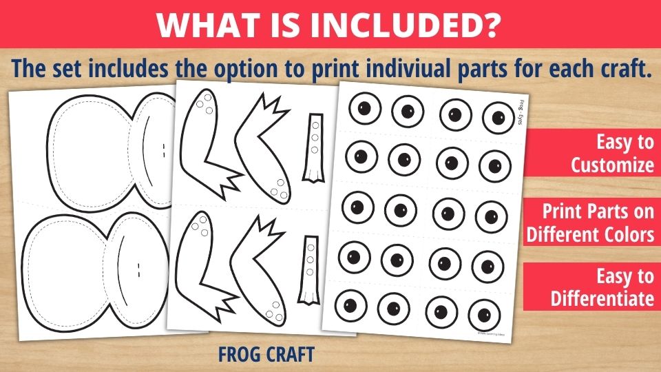 Pond Animals Fine Motor Craft Activities – Early Learning Ideas