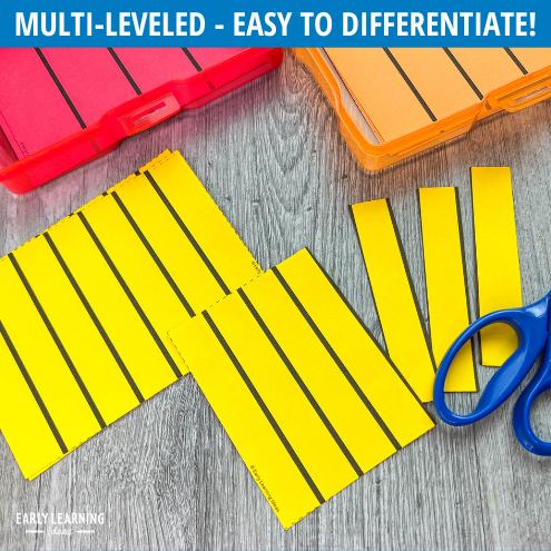 Cutting Practice Task Cards – Early Learning Ideas