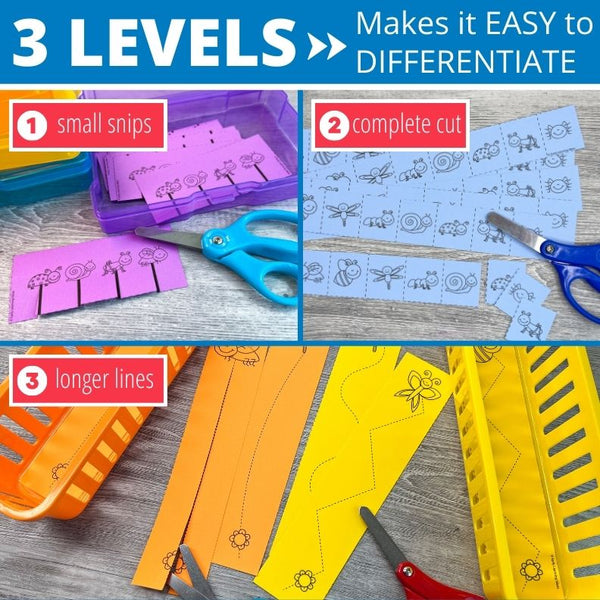 Scissor Skills Practice for the Whole Year – Early Learning Ideas