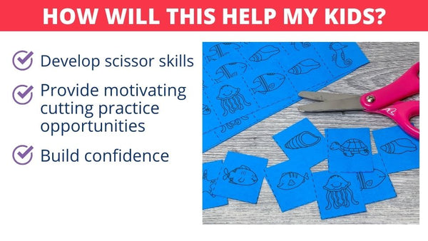 Scissor Skills Practice for the Whole Year – Early Learning Ideas