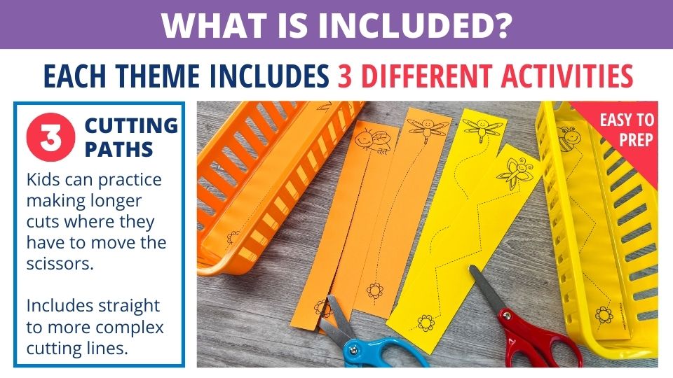 Scissor Skills Practice for the Whole Year – Early Learning Ideas