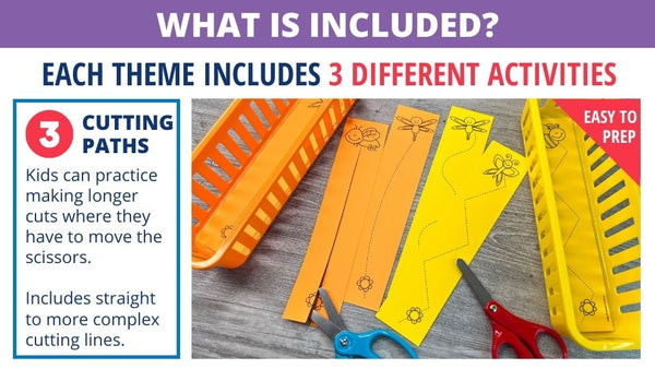 Scissor Skills Practice for the Whole Year – Early Learning Ideas