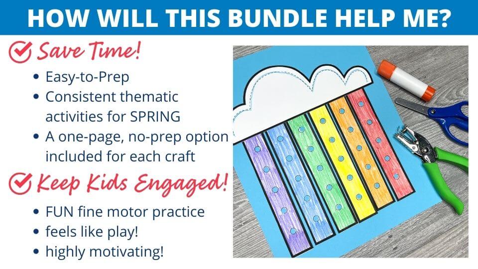 Spring Fine Motor Crafts Bundle – Early Learning Ideas