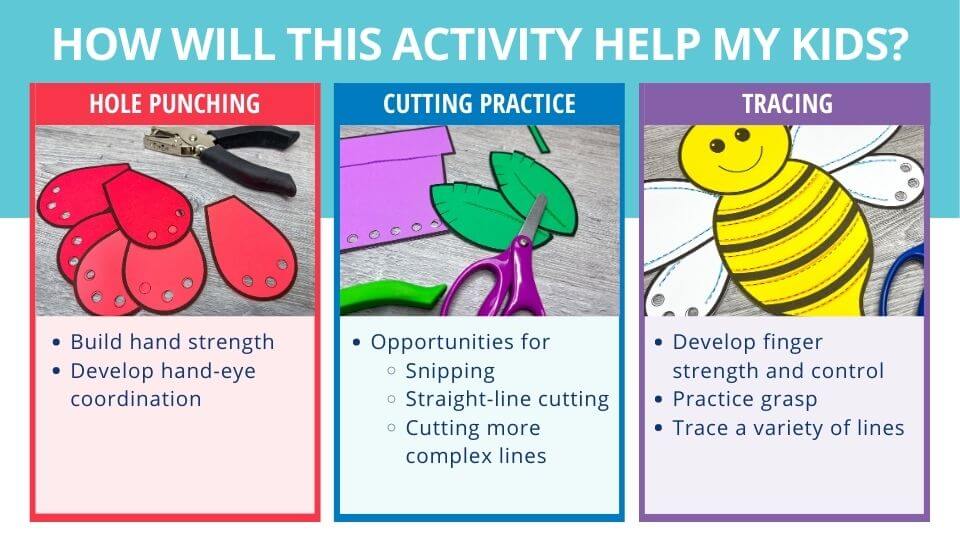 Spring Fine Motor Crafts Bundle – Early Learning Ideas