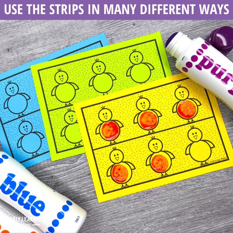 Spring Dot Sticker Fine Motor Task Cards – Early Learning Ideas