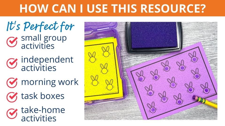 Spring Dot Sticker Fine Motor Task Cards – Early Learning Ideas
