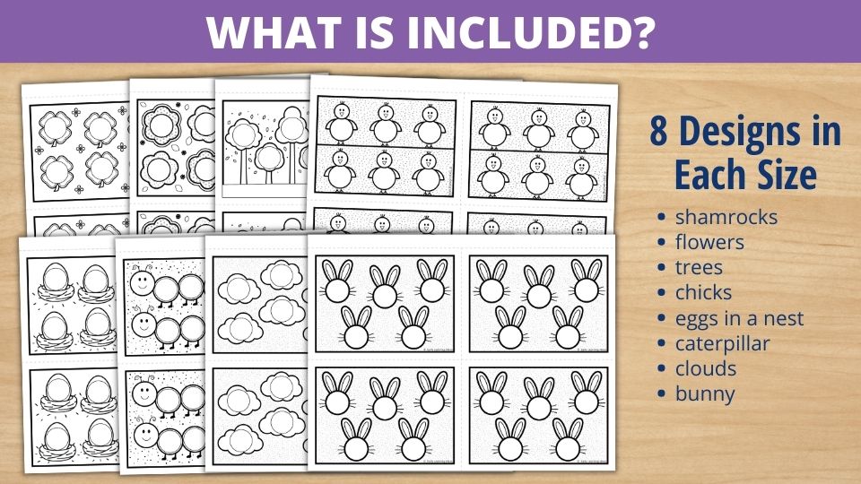 Spring Dot Sticker Fine Motor Task Cards – Early Learning Ideas