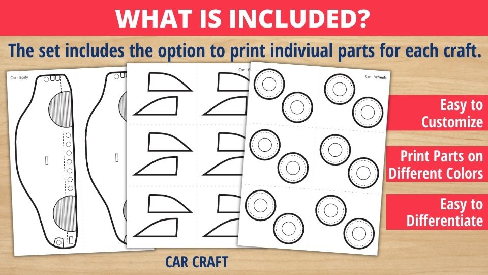Transportation Crafts and Fine Motor Activities – Early Learning Ideas