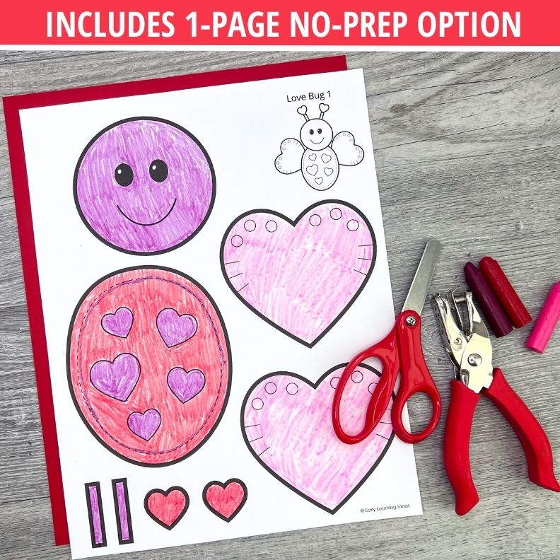 Love Bug Crafts and Fine Motor Activities – Early Learning Ideas