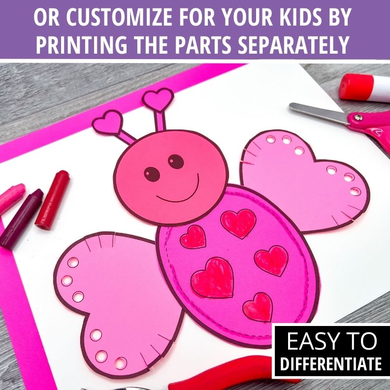 Love Bug Crafts and Fine Motor Activities – Early Learning Ideas