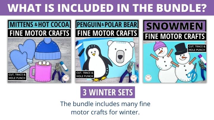 Winter Craft BUNDLE – Early Learning Ideas