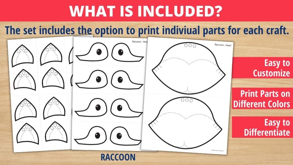 Forest Woodland Animal Fine Motor Crafts – Early Learning Ideas