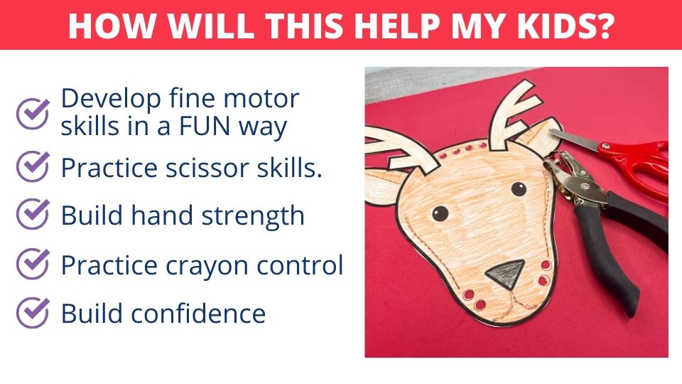 Forest Woodland Animal Fine Motor Crafts – Early Learning Ideas