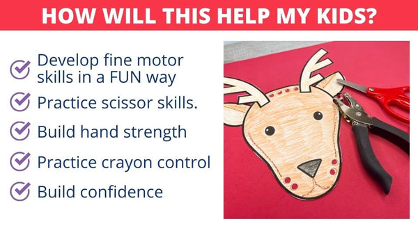 Forest Woodland Animal Fine Motor Crafts – Early Learning Ideas