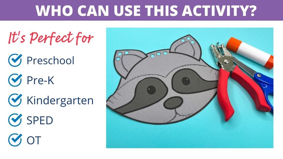 Forest Woodland Animal Fine Motor Crafts – Early Learning Ideas