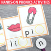 CVC Ending Sound Clip Cards – Early Learning Ideas