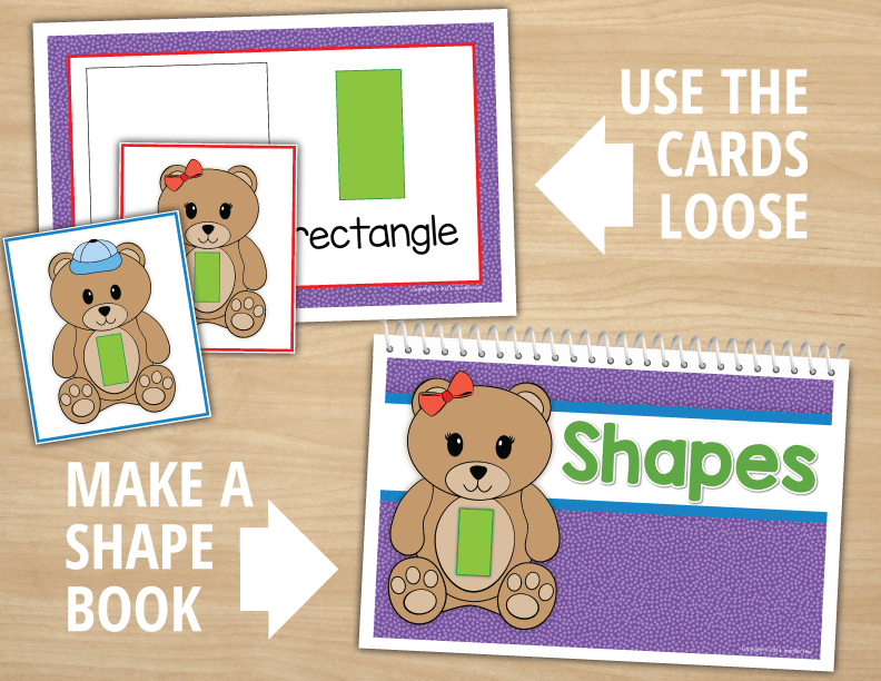 Bear Shape Sorting Activity – Early Learning Ideas