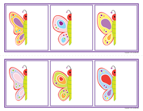 Butterfly Matching Activities – Early Learning Ideas