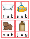 CVC Word Family Puzzles – Early Learning Ideas