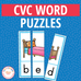 CVC Word Family Puzzles – Early Learning Ideas