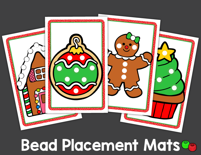 Christmas & Holiday Fine Motor Activity Set – Early Learning Ideas