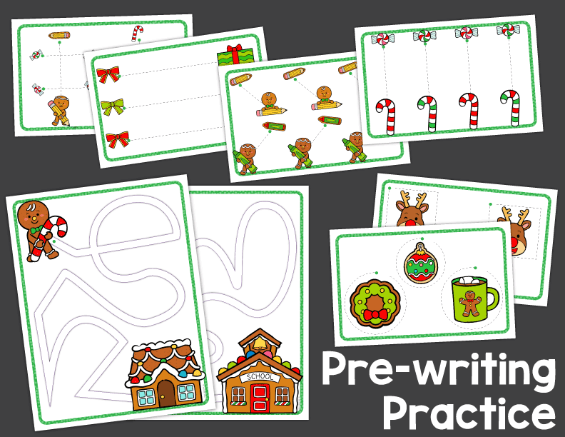 Christmas & Holiday Fine Motor Activity Set – Early Learning Ideas